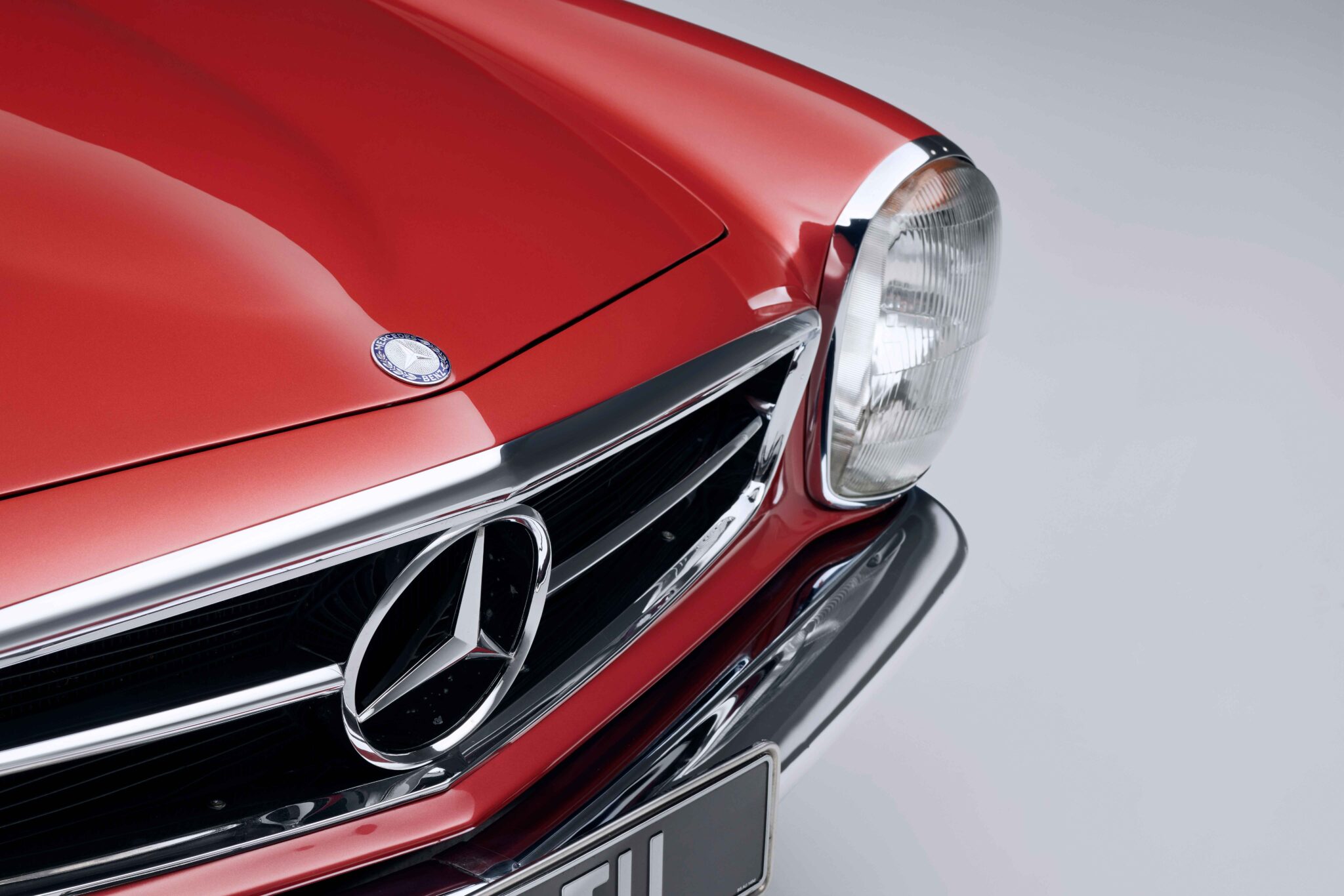1969 Mercedes Benz W113 280SL Metallic Red (571) with Cognac Leather ...