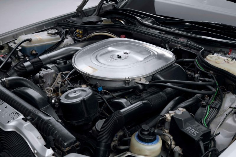 1988 Mercedes Benz W126 560SEC Astral Silver (735) with Black Leather ...