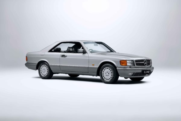 1988 Mercedes Benz W126 560SEC Astral Silver (735) with Black Leather ...