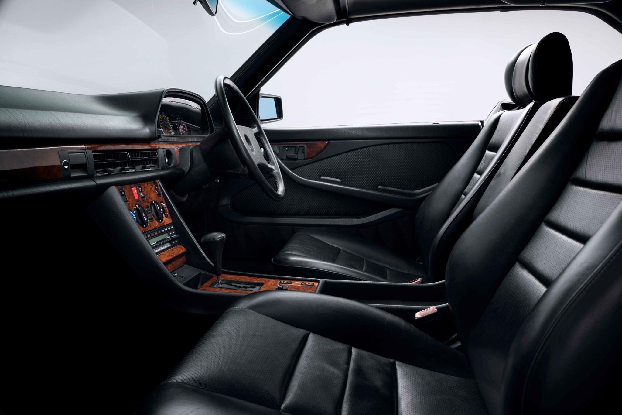 1988 Mercedes Benz W126 560SEC Astral Silver (735) with Black Leather ...