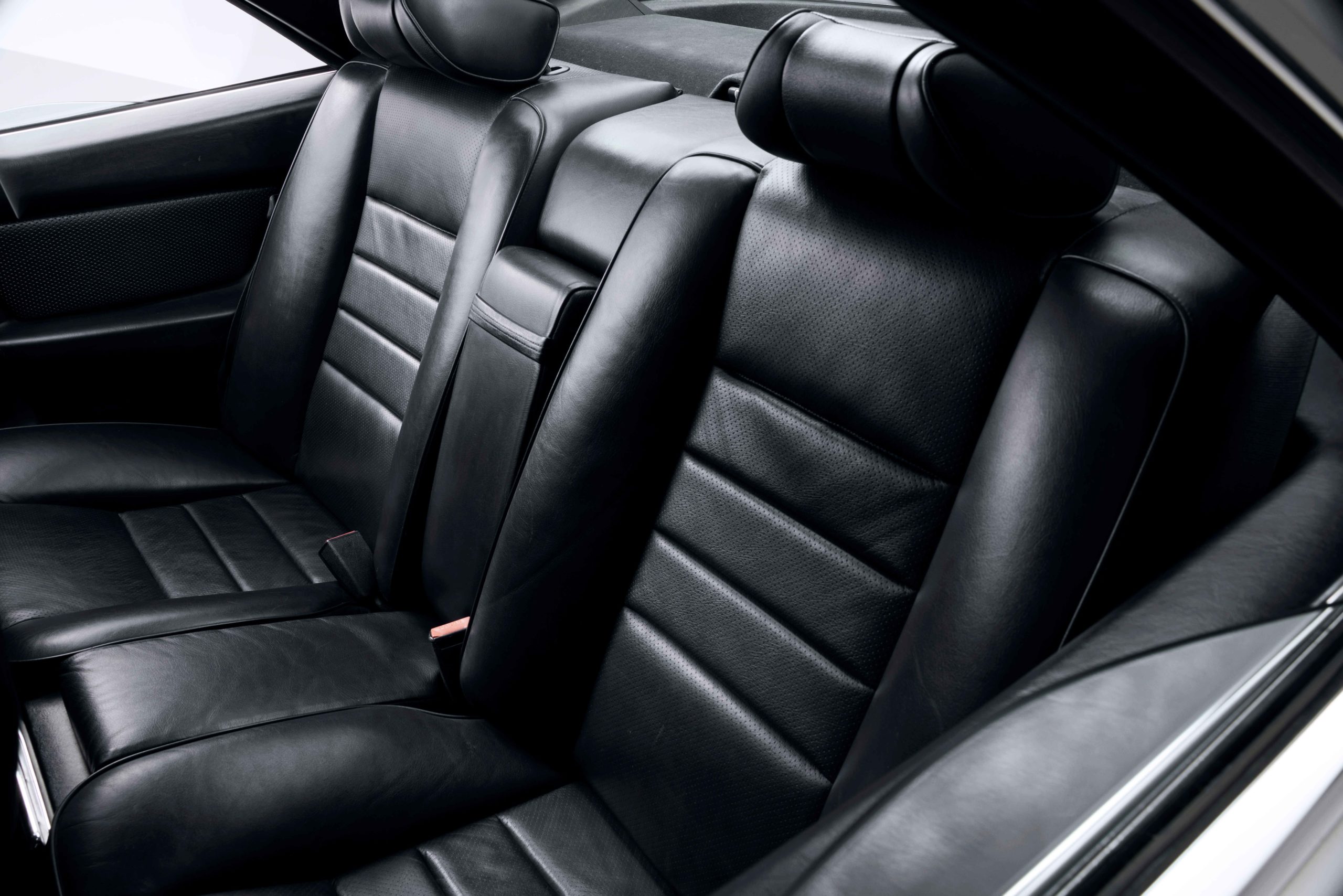 1988 Mercedes Benz W126 560SEC Astral Silver (735) with Black Leather ...