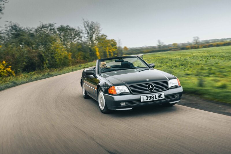 1993 Mercedes Benz R129 SL500 Blue Black Metallic (199) with Black ...