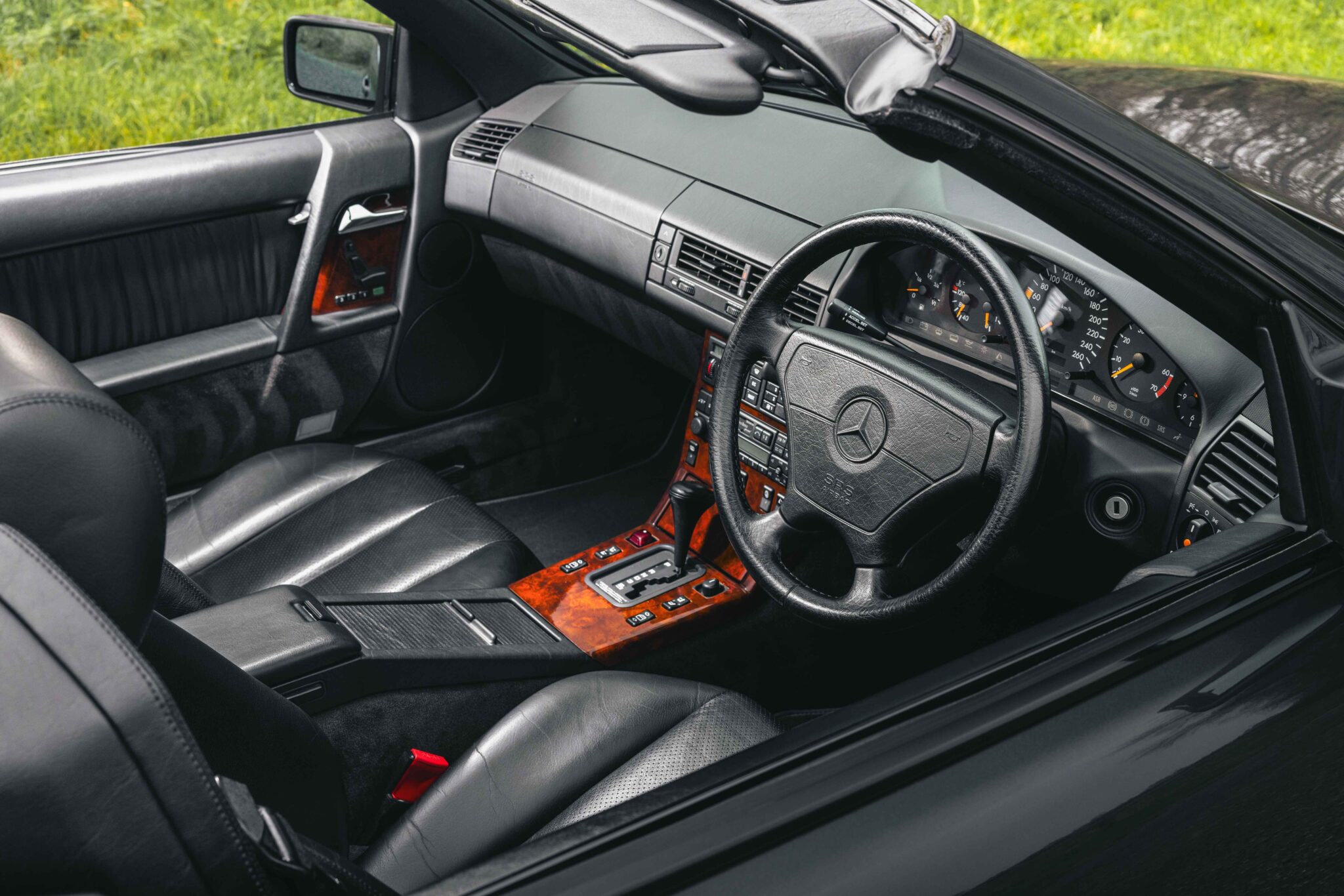 1993 Mercedes Benz R129 SL500 Blue Black Metallic (199) with Black ...