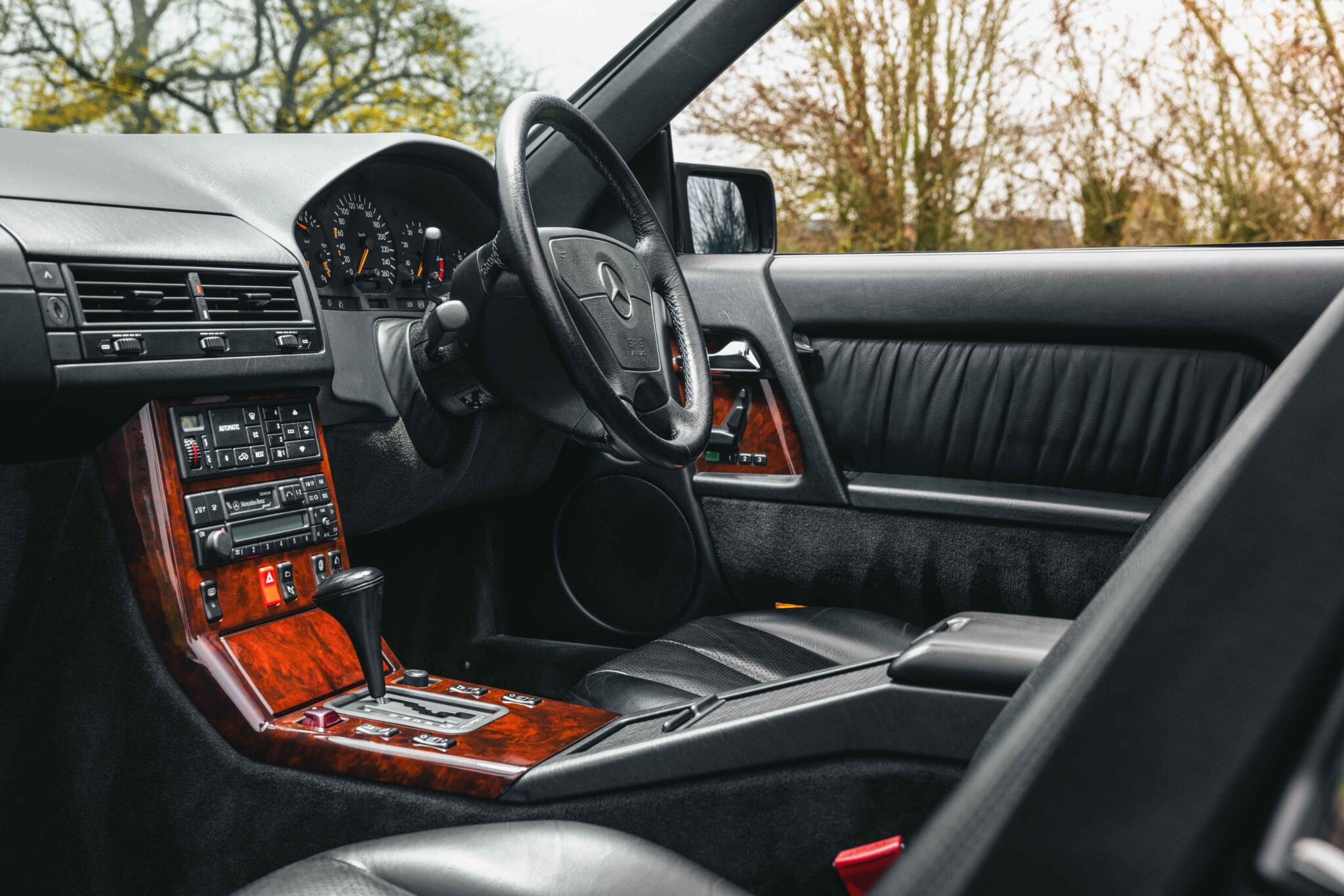 1993 Mercedes Benz R129 SL500 Blue Black Metallic (199) with Black ...