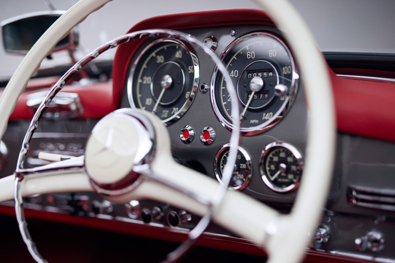1961 Mercedes Benz W121 190SL Anthracite Grey (172) with Scarlet Red ...