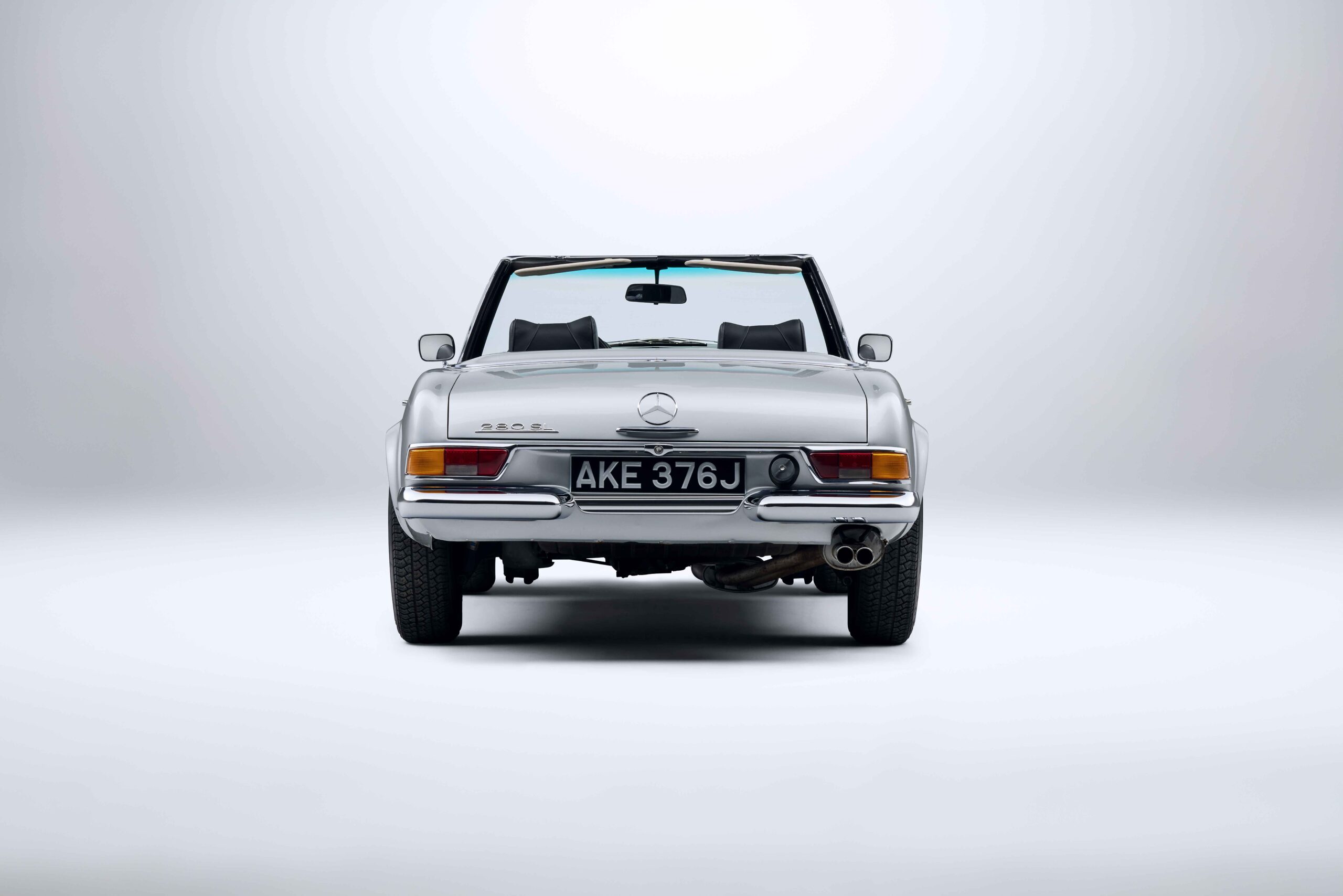 1970 Mercedes Benz W113 280SL Manual Silver with Black Leather AKE376J ...