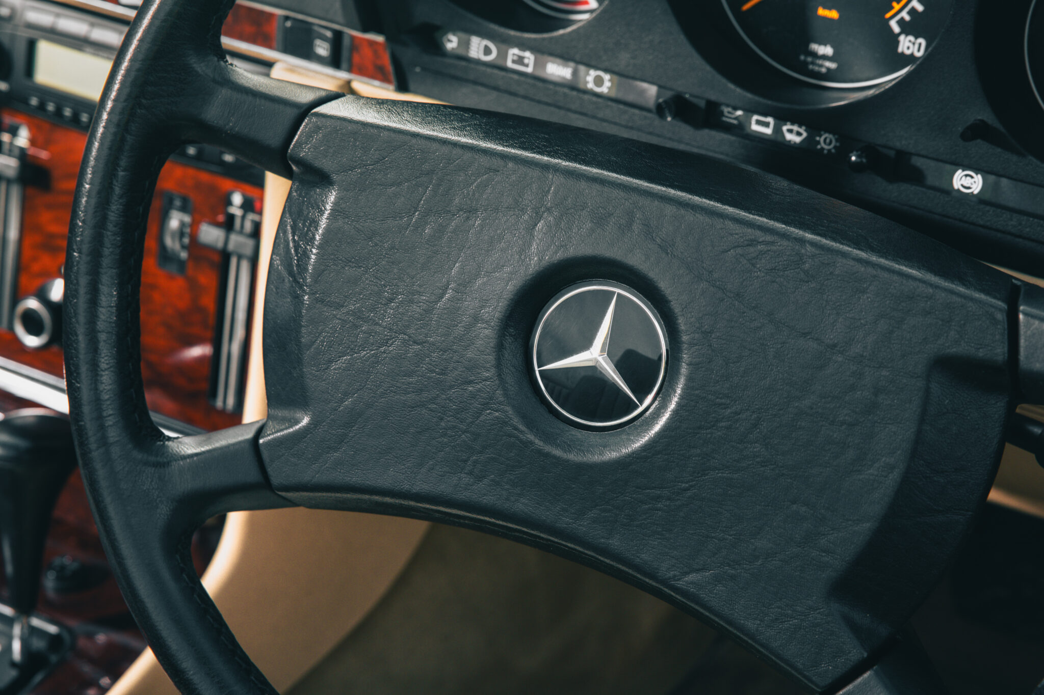 1989 Mercedes-Benz R107 300 SL RHD Auto Signal Red (568) with Cream ...