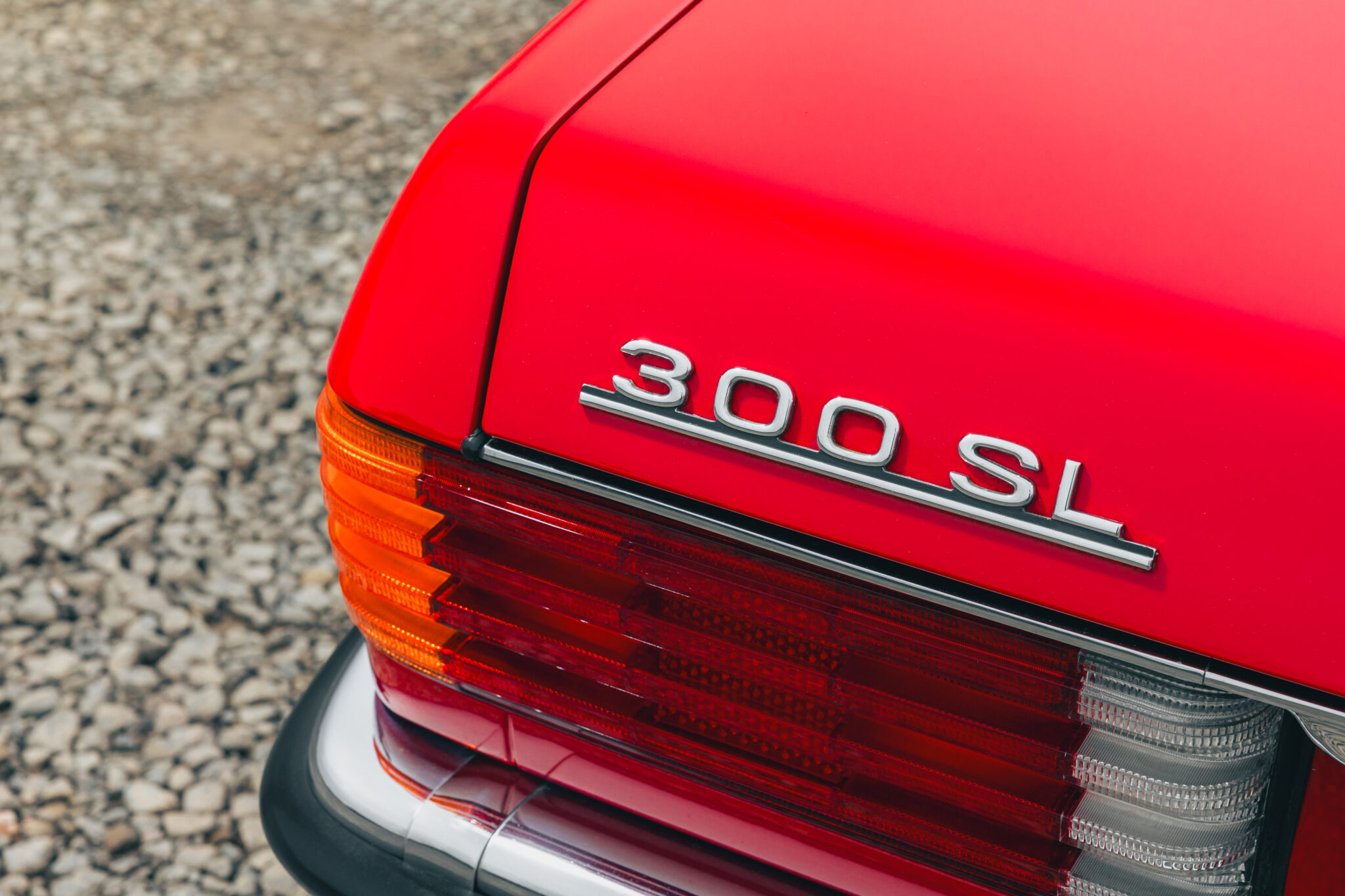 1989 Mercedes-Benz R107 300 SL RHD Auto Signal Red (568) with Cream ...