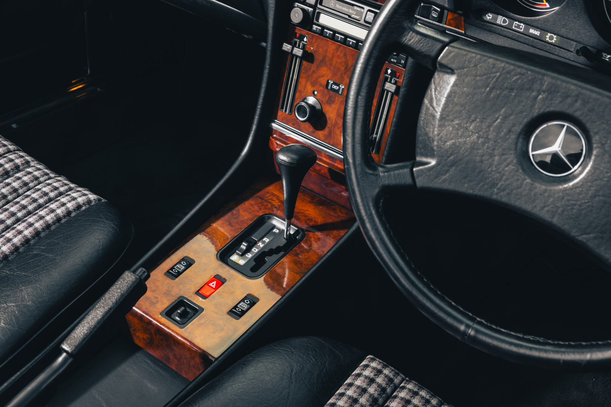 1988 Mercedes-Benz 300SL R107 Signal Red With Black Sports Check F768 ...