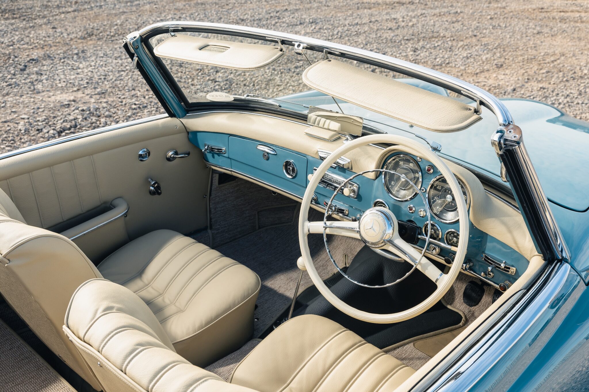 1960 Mercedes-Benz W121 190SL RHD Blue with Cream Leather Manual 155 ...
